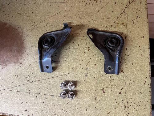 88-91 crx radiator upper support brackets | eBay