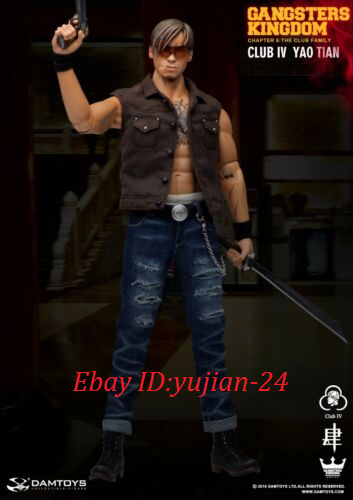 1/6 DAMTOYS GK019 The Gangsters Kingdom Club 4 YaoTian Male Action Figure | eBay