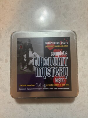 Retro Complete Whodunit Mystery Night Game | eBay