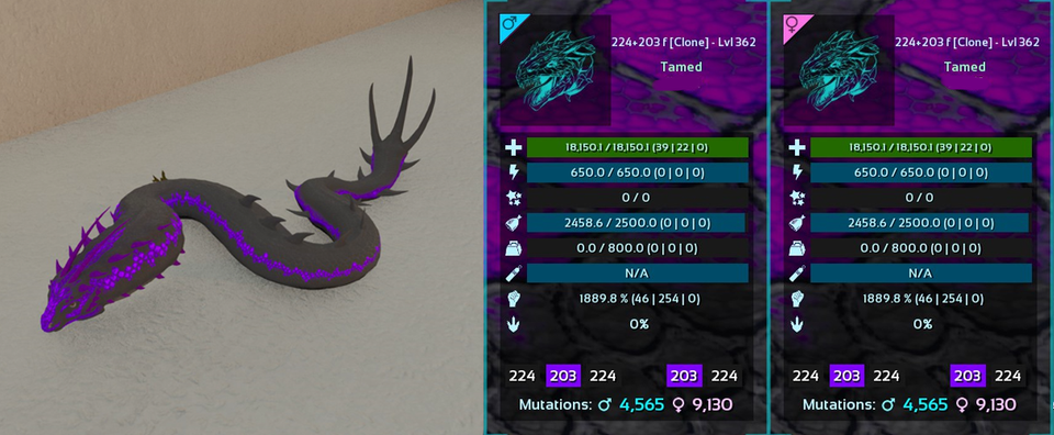 Basilisk-Ark Survival Ascended-ASA-PVE-Colors-Official-Dino- Xbox/PC ...