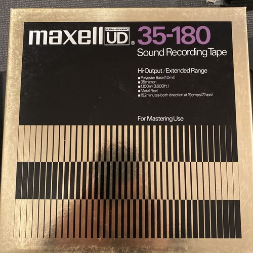 MAXELL UD 35-180 SOUND RECORDING TAPE 10.5X1/4 (Read Description) | eBay