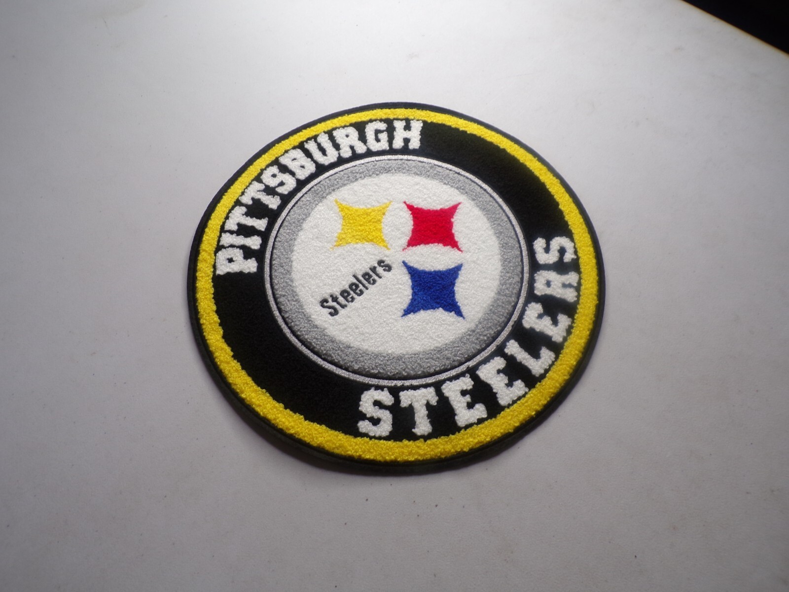 Exclusive Pittsburgh Steelers Stitch Work Iron on Patch 11 inch | eBay