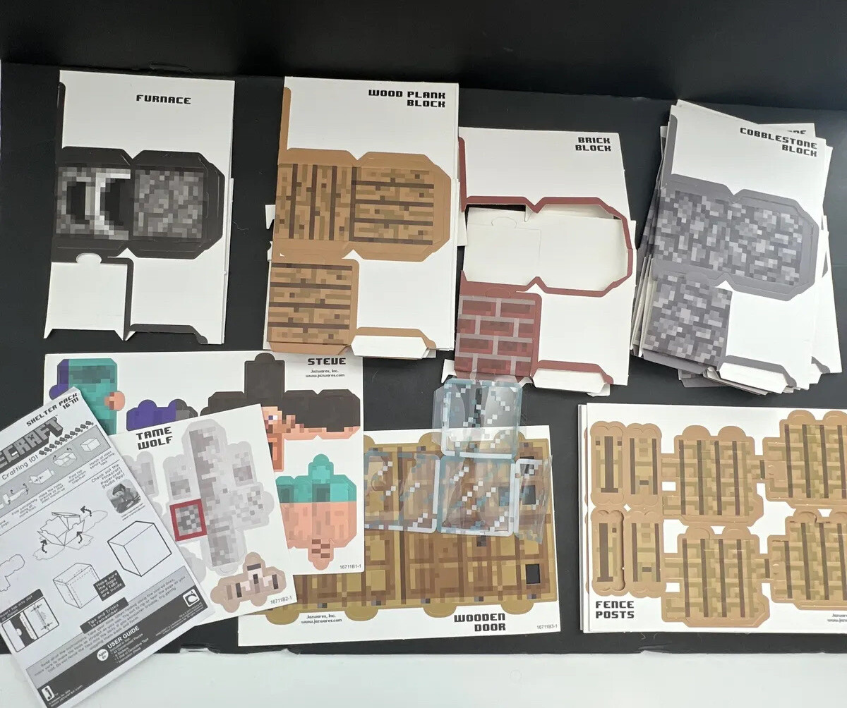 Minecraft Furnace Papercraft