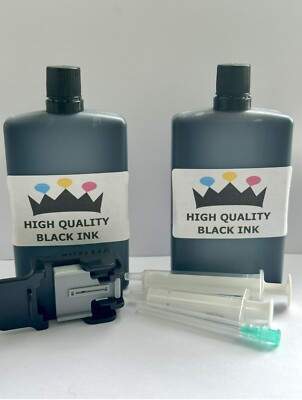 HP BLACK INK REFILL KIT HP 305 & 305XL FOR HP ENVY 5030 5032 ALL IN ONE ...