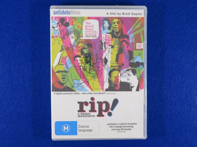 Rip a Remix Manifesto 2011 Cory Doctorow DVD for sale online | eBay