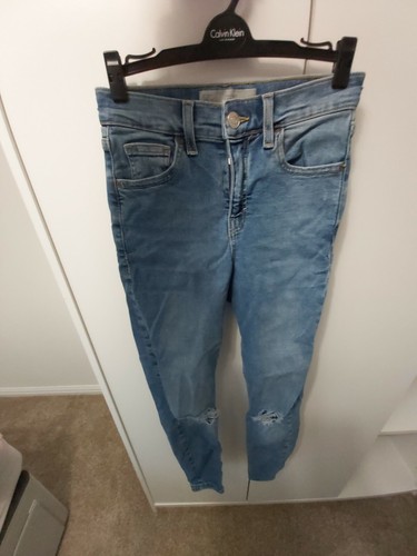 Topshop Jamie 25 blue skinny ripped Jamie Jeans topshop | eBay UK