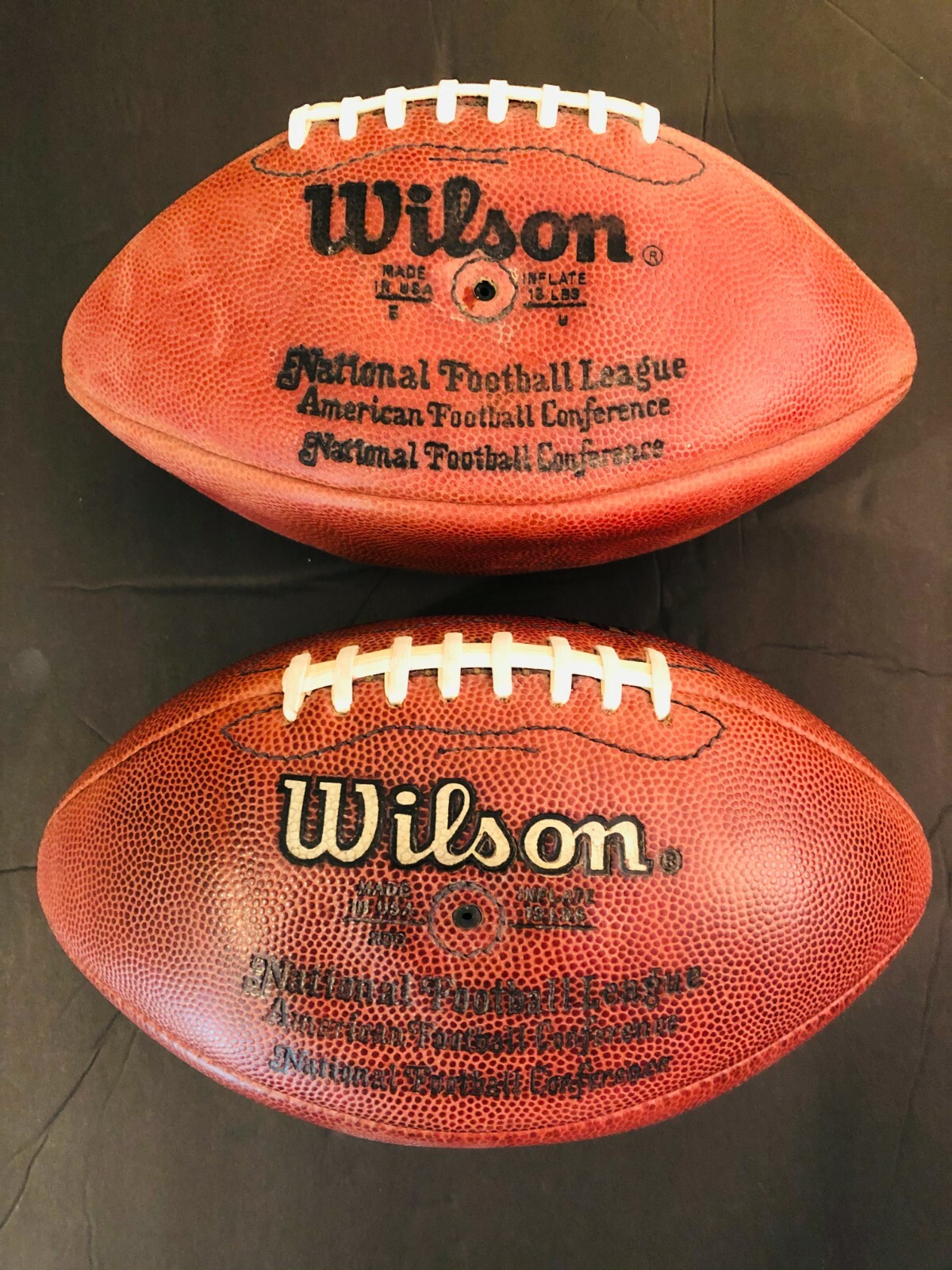 Vintage NFL 1980s & 1990s Football Game Balls - Collection of 2 | eBay