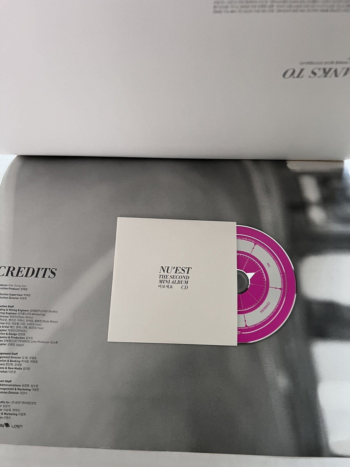 NU'EST Nuest Fandom Photobook Magazine 2nd Mini Album K-Pop Korean ...