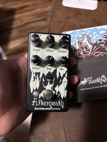Earthquaker Devices Afterneath Reverb Effect Pedal...Electric Guitar ...