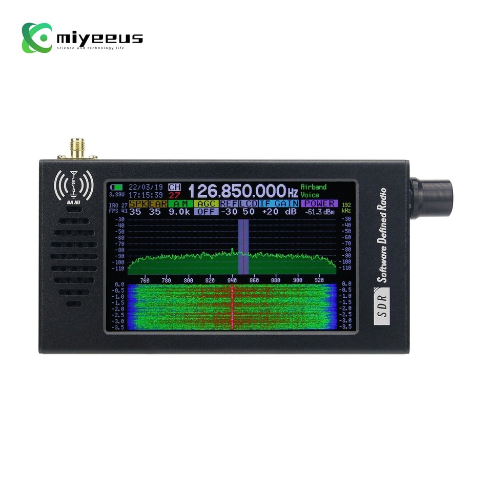 100KHz-149MHz SDR Shortwave Defined Radio FM 4.3-in IPS LCD CW AM SSB ...