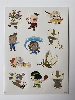 Avatar Stickers Single Sheet | eBay