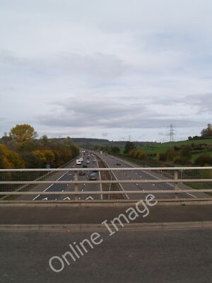 Photo 12x8 Bridge over M5 Loxton Bridge over M5 taking you into Loxton ...