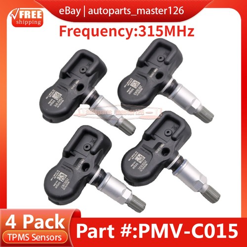 4x TPMS PMV-C015 TIRE PRESSURE SENSOR For Toyota Camry Avalon 42607 ...