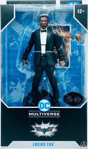 McFarlane Toys DC Multiverse LUCIUS FOX Batman Begins Platinum Edition ...