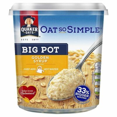 Quaker Oat So Simple Golden Syrup Porridge Big Pot - 76g (0.17lbs) | eBay