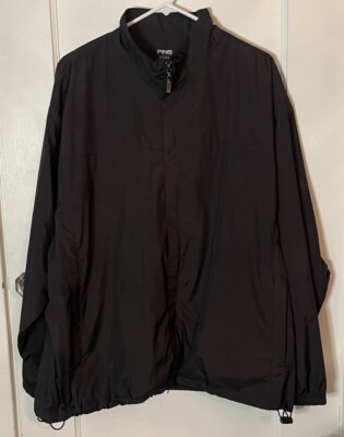 *PING* Golf Jacket Men L Black Performance Dynamics Windbreaker Full ...