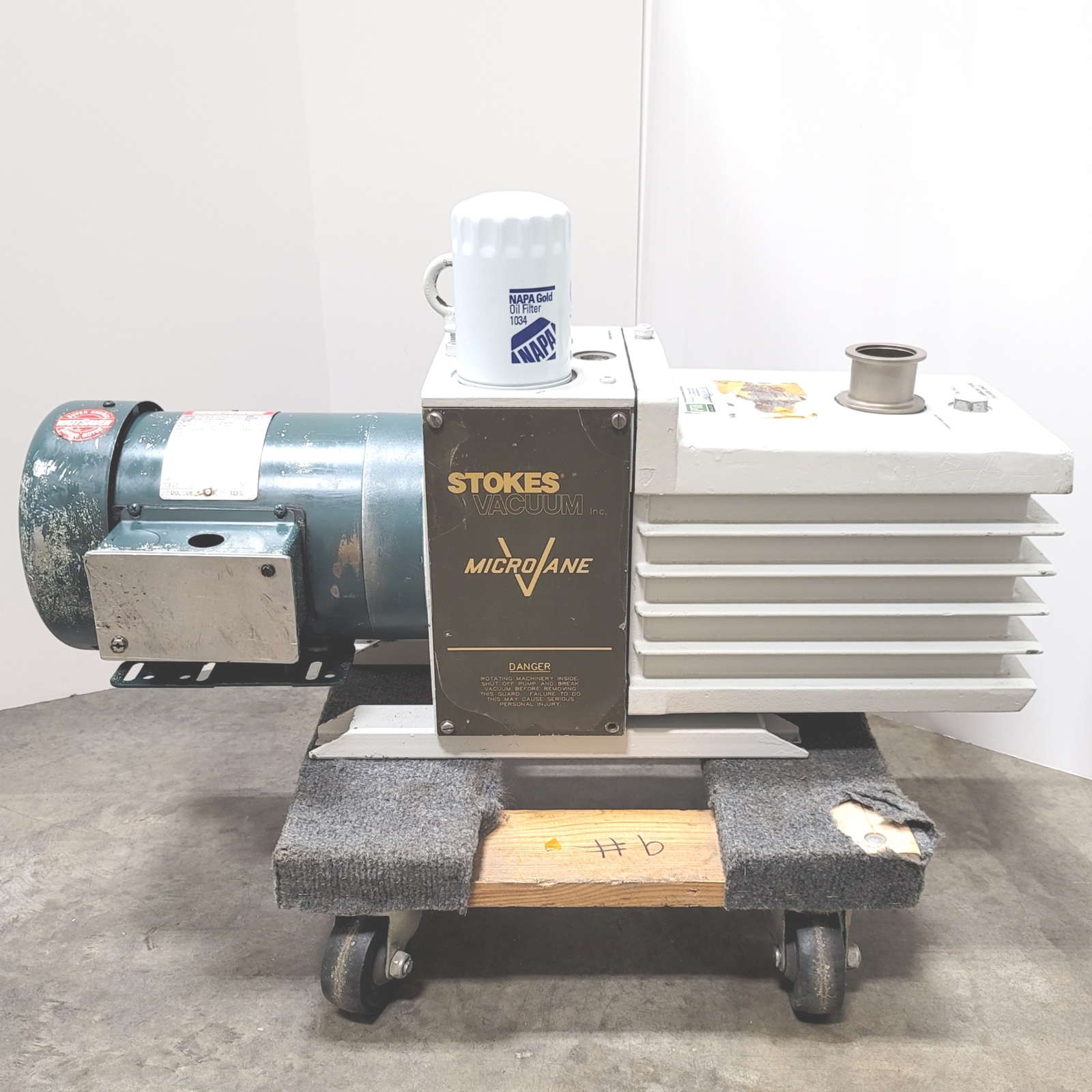 Stokes V-013-2 MicroVane Rotary Vane Vacuum Pump 208-230/460VAC 3-Ph ...