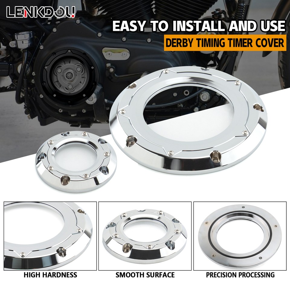 Clear Derby Timer Timing Cover For Harley Dyna Softail Street Electra ...