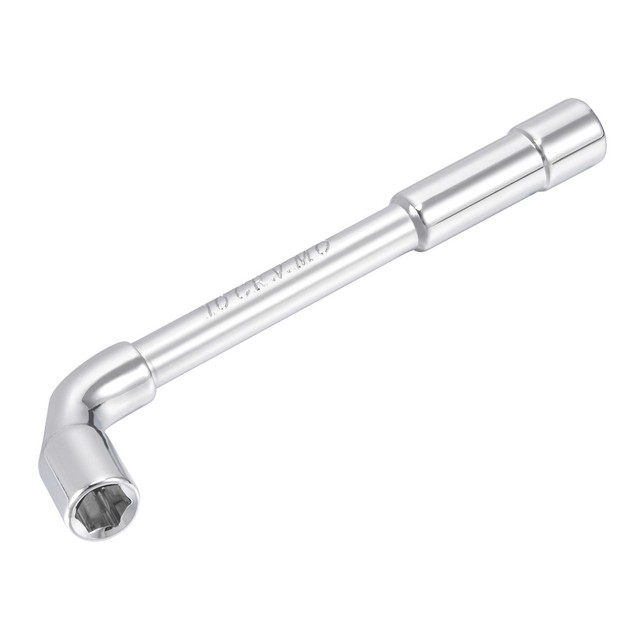 10mm Metric L Shaped Angled Hex Socket Wrench Chrome Plated Cr-V for ...
