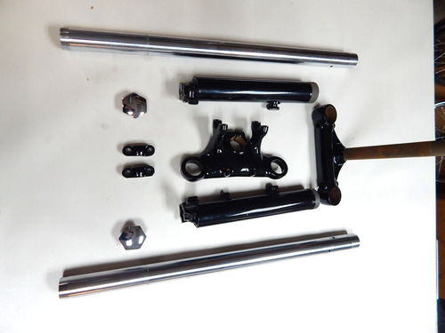 1963 1964 1965 TRIUMPH T120C T120TT TR6C FORKS FRONT END 650 500 T100C ...