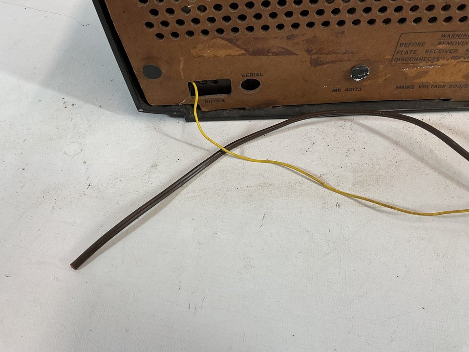 Philips Vintage Transistor Radio Black Model MK40173 Spares Or Repair ...