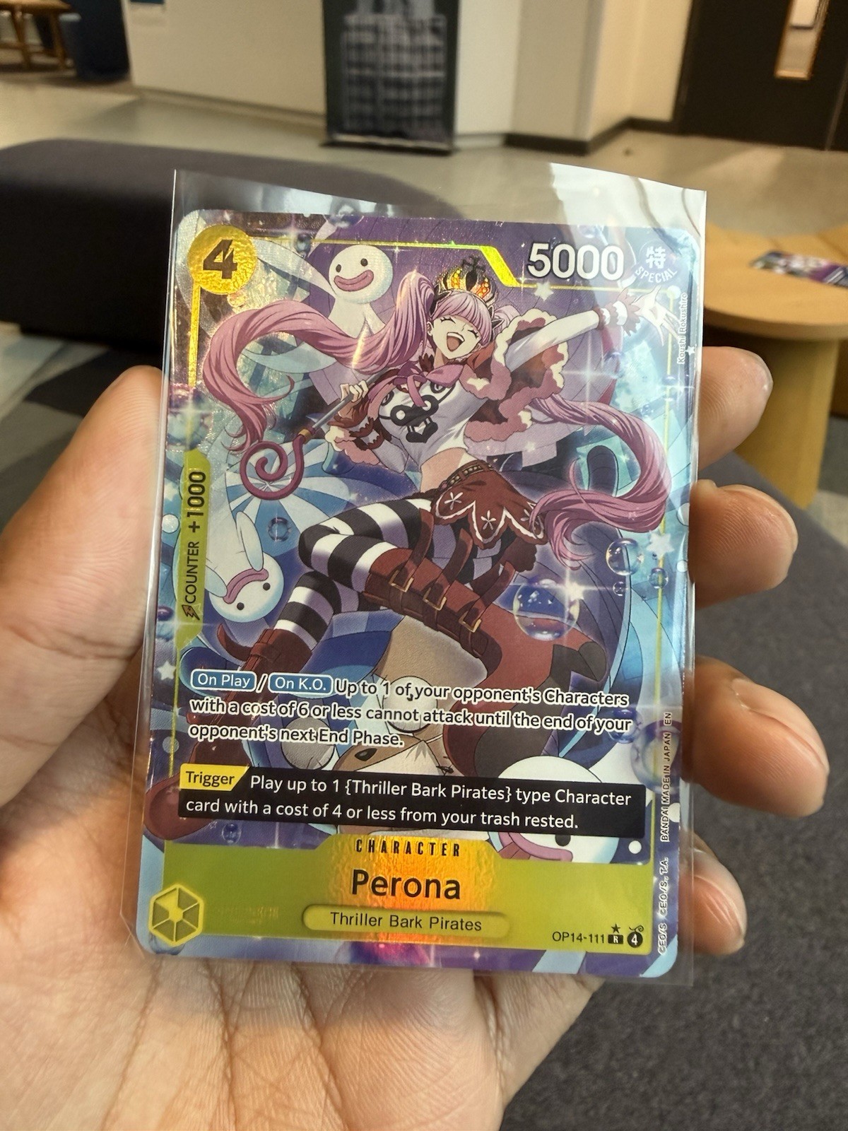 One Piece TCG Perona OP14-111 Rare Alt Art Foil – Near Mint | eBay UK