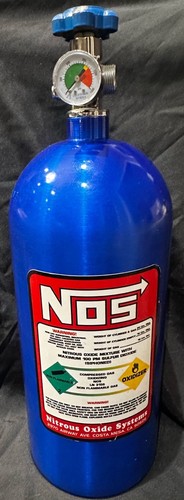 NOS Nitrous Oxide 10lb Bottle Tank w NOS Valve Good Condition - Empty ...