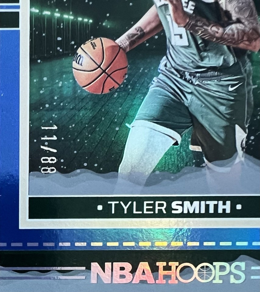 TYLER SMITH 2024-25 HOOPS WINTER RC 263 BLUE HOLOFOIL/88 BUCKS!! | eBay