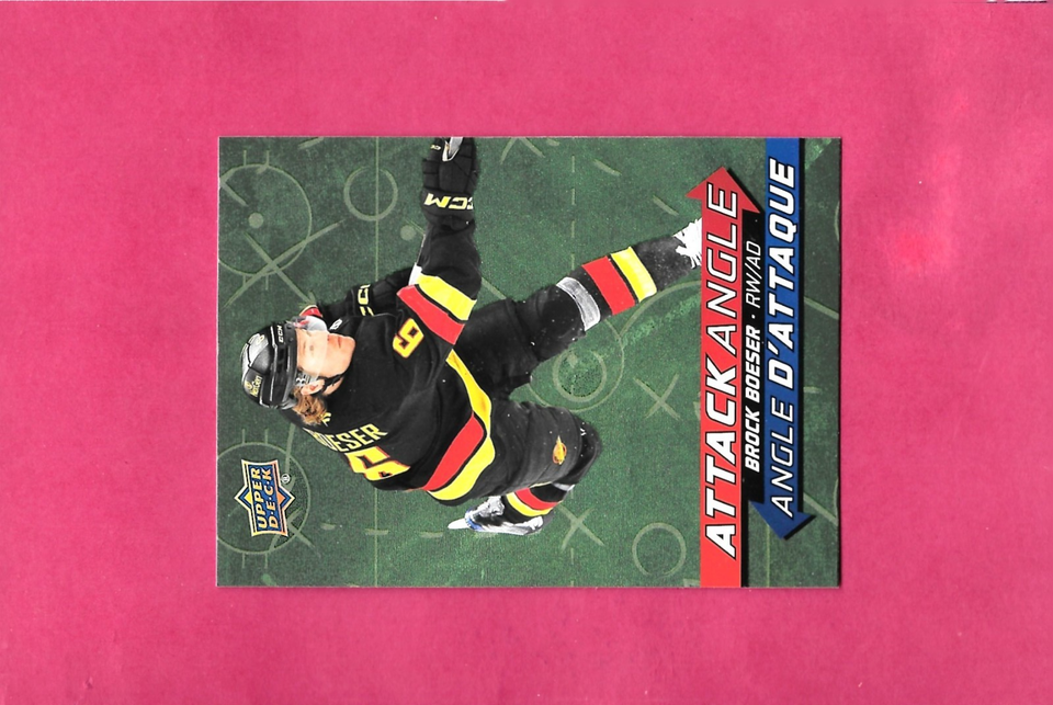 2025-26 Tim Hortons #AA-12 Brock Boeser Attack Angle - Vancouver ...