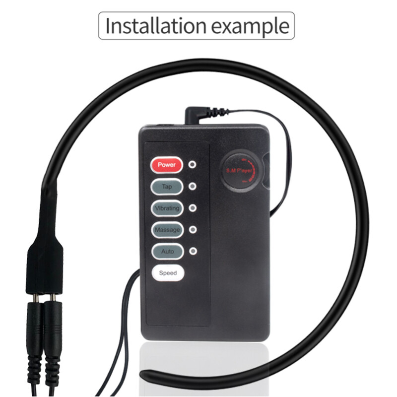 36cm Long E-Stim Shock Urethral Sounding Plug Penis Dilator Therapy ...