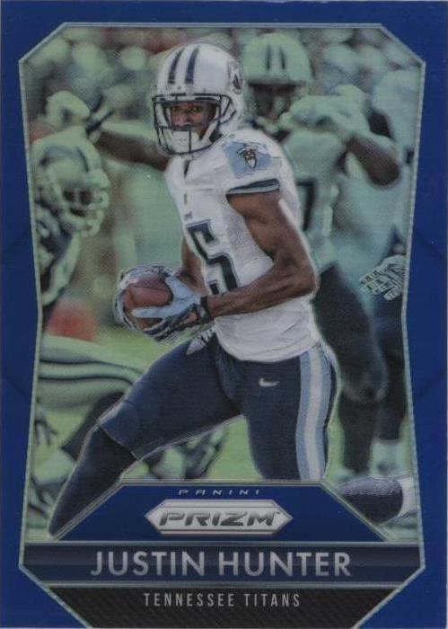 2015 Panini Prizm - Justin Hunter #143 Blue Prizm for sale online | eBay