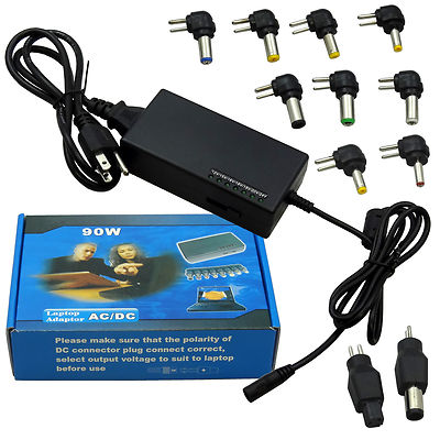 90 Watt 10tip Universal AC Adapter Power Supply Battery Charger for ...