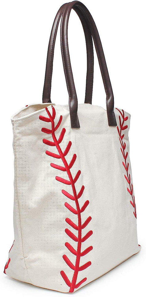 YIQIGO Baseball Bag Handbag for Woman Shopping Travel Embroidered | eBay