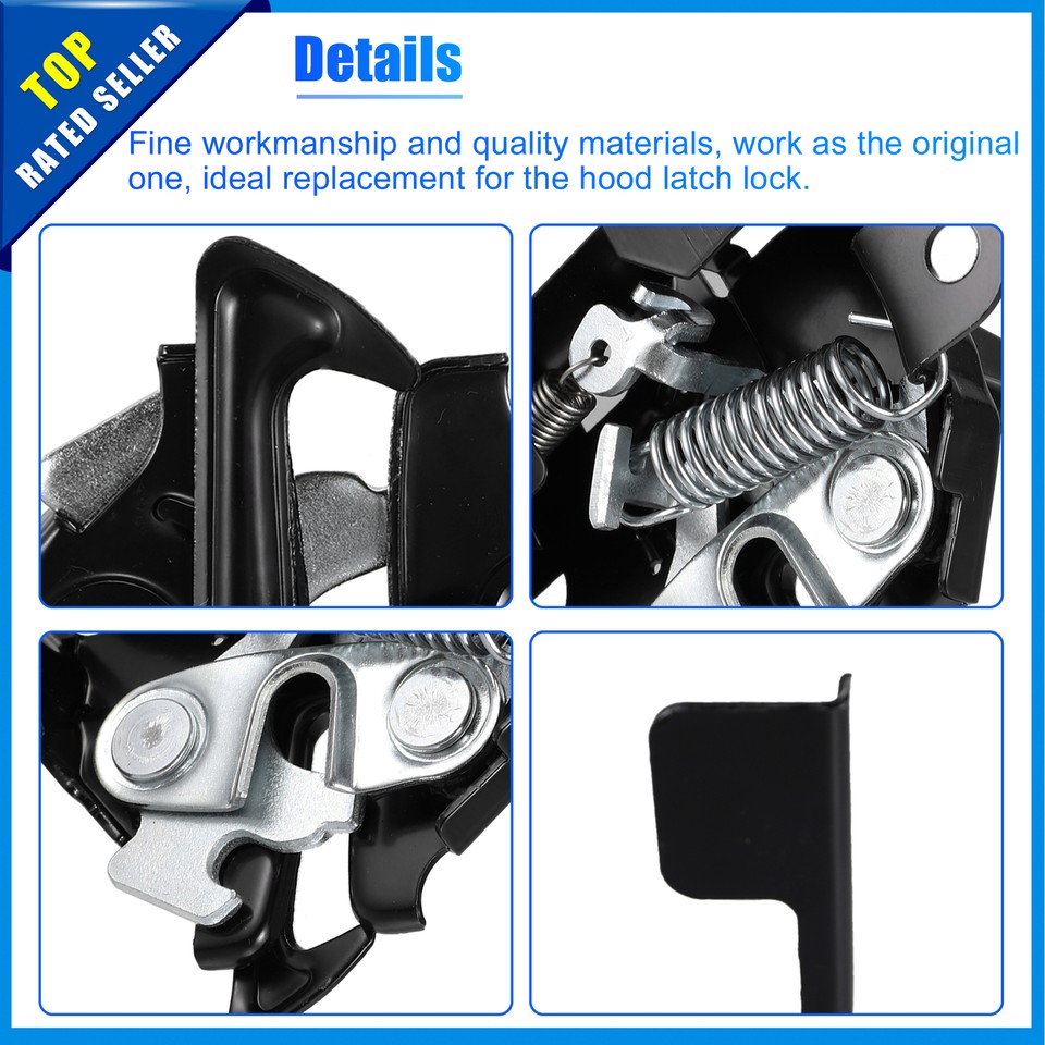 Pack of 1 For Toyota Corolla 2014-2019 Hood Latch Lock Assembly 53510 ...