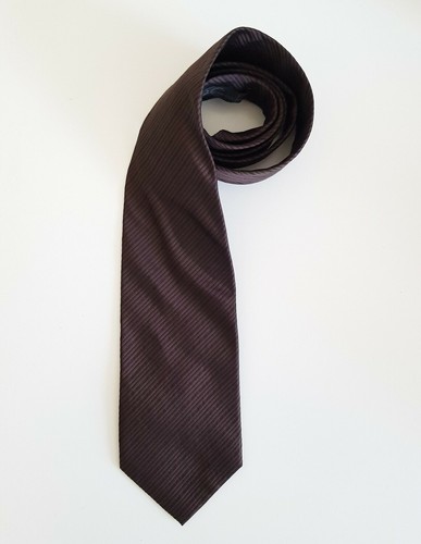 JOHN ROCHA Mens Brown Silk Stripe Suit Tie | eBay