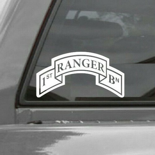 1st Ranger Battalion Tab Vinyl Decal Sticker | eBay