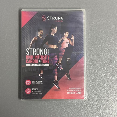 Zumba: Strong DVD High-Intensity Cardio + Tone Workout Michelle Lewin NEW Sealed 888562194647 | eBay