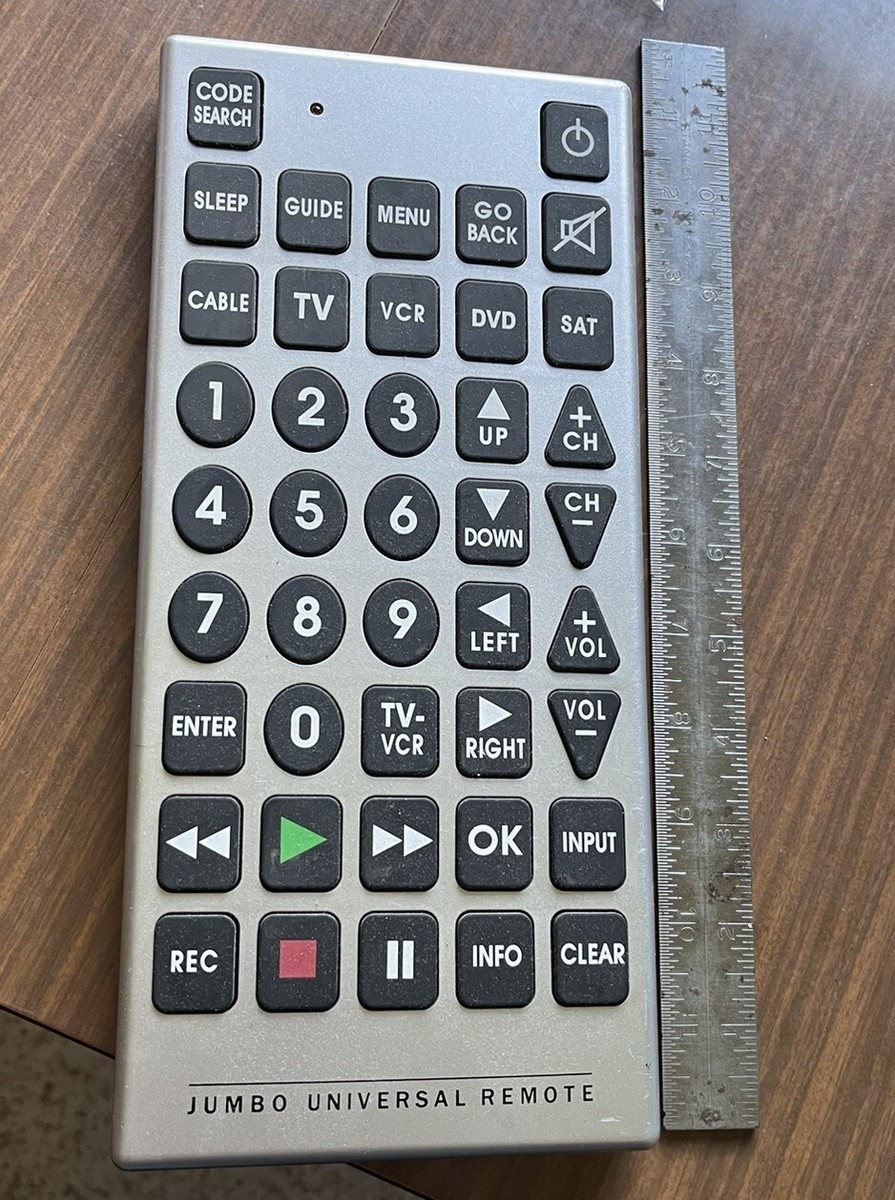 Emerson Jumbo Universal Remote Guide