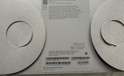 New Apple Watch Ultra 2 49mm Black Titanium Boxed A2986 - UK Warranty ...