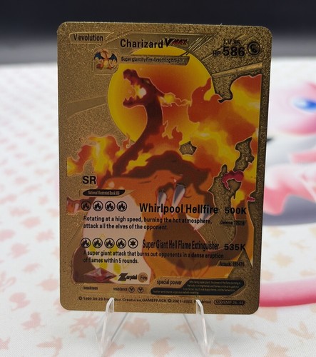 Pokemon Card Charizard vmax V Evolution HP 586 LV 95 1995 | eBay UK