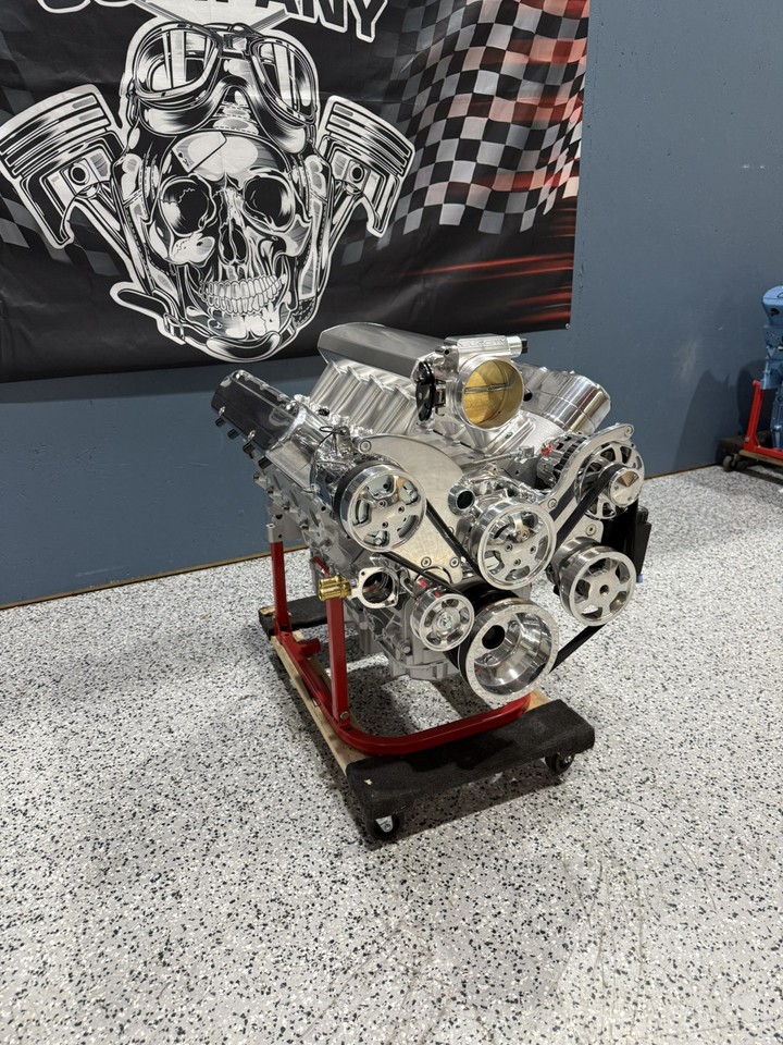 LS3 CHEVY 6.2LS 550-640 HP COMPLETE CRATE ENGINE PRO-BUILT CNC heads ...