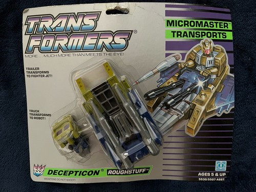Transformers G1 Micromaster Transport Decepticon Roughstuff 1988 Opened 4623