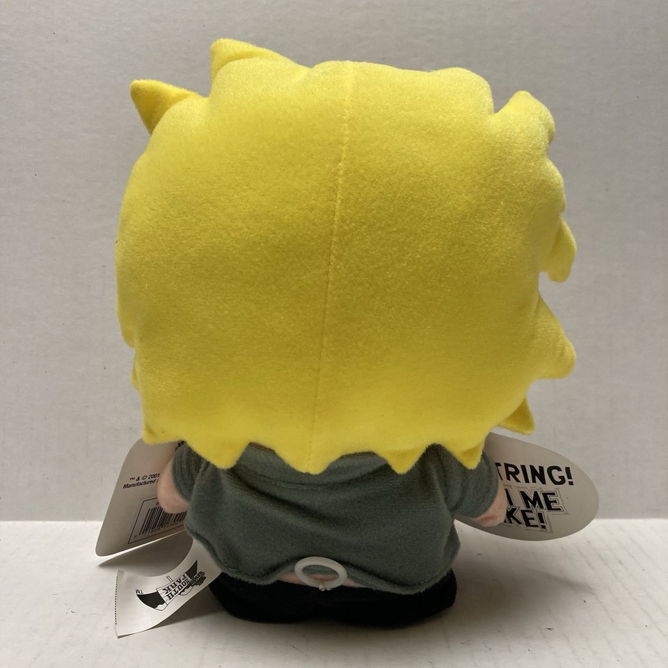 South Park Shaking Tweek Plush 2001 Comedy Central 8” New With Tags ...