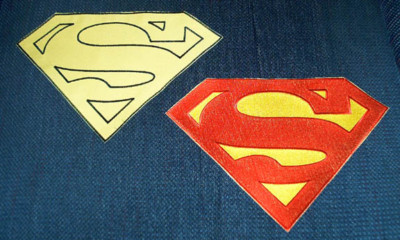 Superman Embroidered Chest Emblem Logo set Cosplay Christopher Reeve | eBay