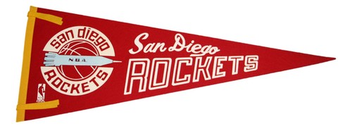 Vintage San Diego Rockets 29" Pennant Very Rare | eBay