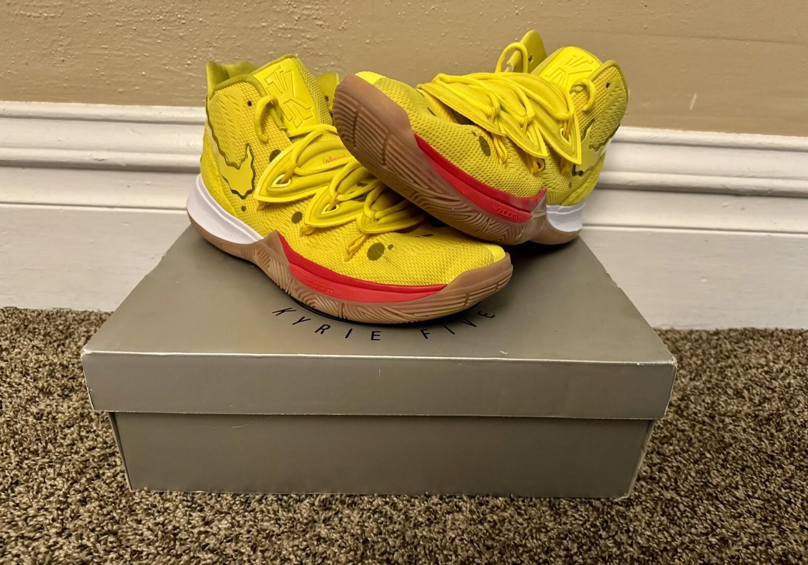 Nike Kyrie 5 x SpongeBob SquarePants | Men’s Size 10 … - Gem