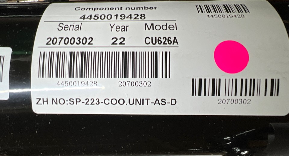 Dometic 3313470.003 Refrigerator Cooling Unit 606 with Thermal Fuse ...