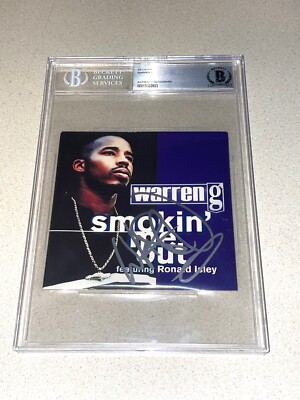 WARREN G signed autographed SMOKIN' ME OUT CD SINGLE BECKETT ...