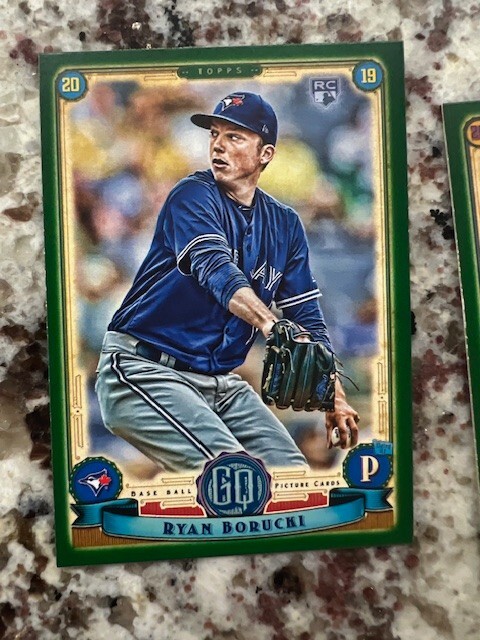 2019 TOPPS GYPSY QUEEN GREEN PARALLEL CARD TORONTO BLUE JAYS RYAN ...