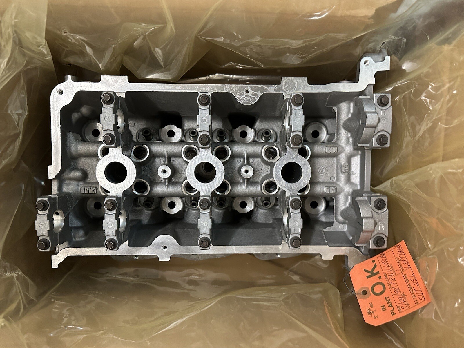 XS2Z-6049-DA 1999 2000 Ford Contour 6 Cyl 2.5L Cylinder Head 4AT CD4E ...